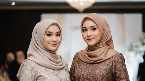 10 Long Dress Brokat Modern Hijab Simple 2025 Elegan Di Acara Resmi