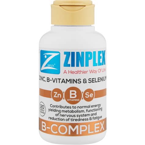 Zinplex B Complex Tablets 120s Clicks