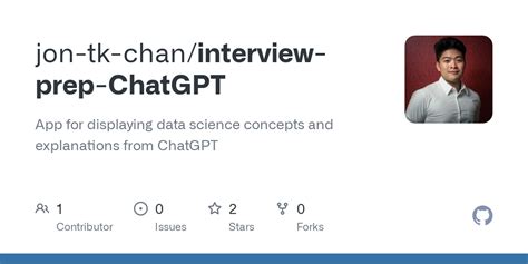 Github Jon Tk Chan Interview Prep Chatgpt App For Displaying Data Science Concepts And