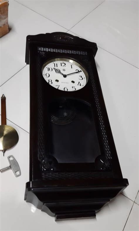 Aichi Tokei Pendelum Clock Hobbies And Toys Memorabilia And Collectibles Vintage Collectibles On