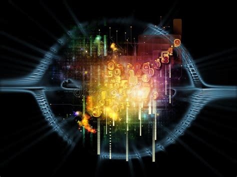 Numeric Cpu Stock Image Image Of Network Code Number 25528491