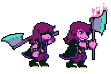 Just Noticed That In Susies Idle Her Axe Doesnt Line Up Properly Rdeltarune