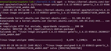 Como Instalar O Linux Kernel 5615 Ubuntu Kernel No Ubuntu Linux