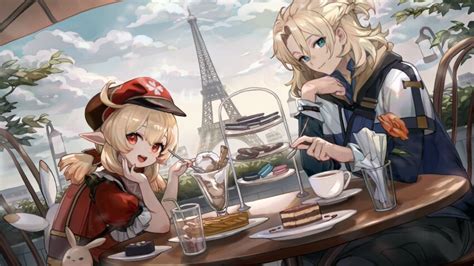 Bibimbub Albedo Genshin Impact Klee Genshin Impact Genshin