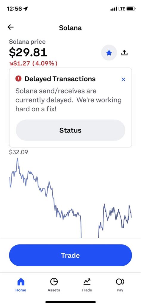 Solana Transactions Delayed On Coinbase Rsolana