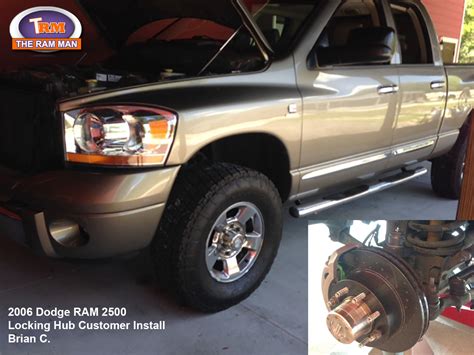 Ram Man Shop 2003 2008 Dodge Ram 2500 Manual Locking Hub Conversion Kit