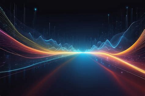 Premium Photo Data Flow Dynamics Vector Background With Highspeed