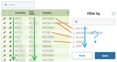 How To Sort Values In Filter By Popup For Object Tables General Qanda Journeyapps Developers
