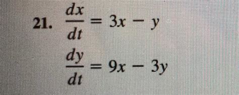 Solved 822 Repeated Eigen Values In Problems 21 30 Find