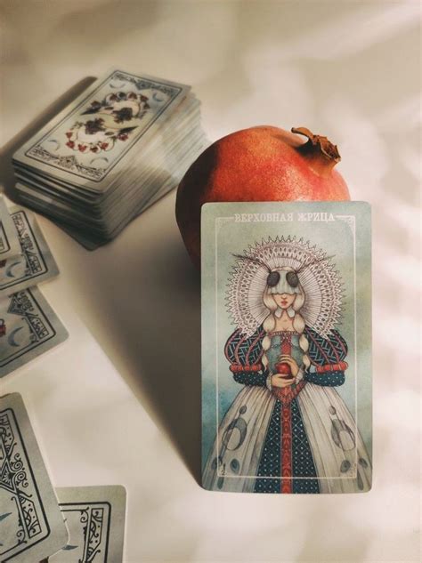 Верховная Жрица Карты таро Карта Таро Tarot Card Artwork Book Of Shadows Tarot Card Decks