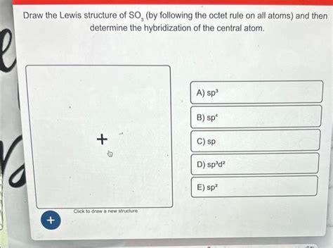 Solved Draw The Lewis Structure Of So3 By Following The