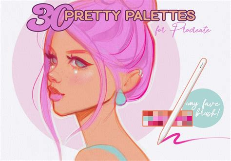 Procreate Color Palettes 30 Procreate Swatches Color Schemes Swatch Best Sketching Brush