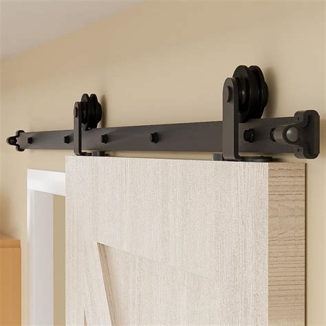 Kit De Herrajes Para Puerta Corrediza De Granero De 6 Pies Riel De