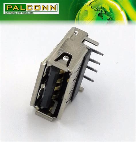 Usb2 0a Type Connector Single Deck Right Angle Through Hole Type Usb Type A Connector And