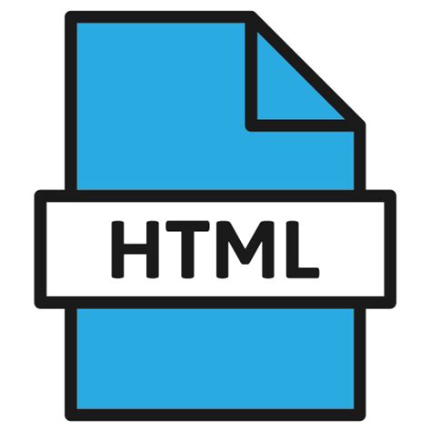 Document Extension File Filetype Format Html Type Icon Download On Iconfinder