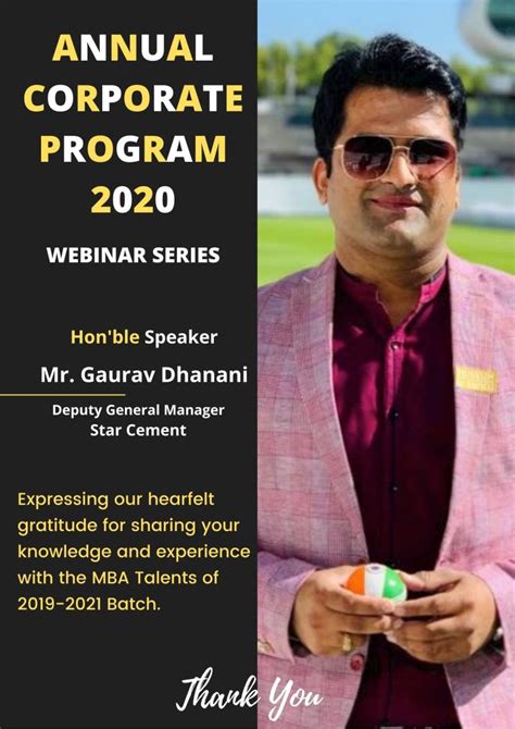 Anirban Chakraborty On Linkedin We Are Grateful To Mr Gaurav Dhanani