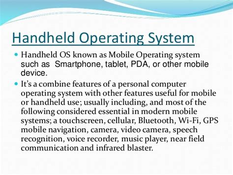 Types Of Operating System