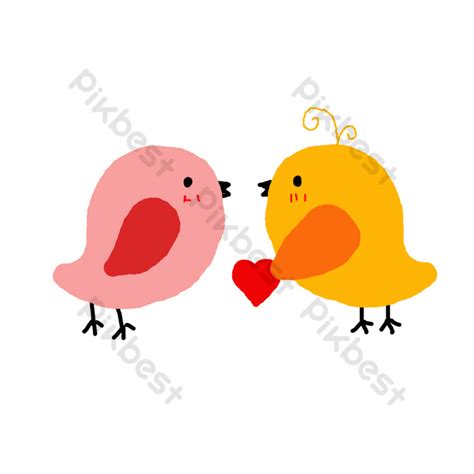 ภาพนกการ์ตูนน่ารักฟรี เทมเพลต แบบ Psd ดาวน์โหลดฟรี Pikbest