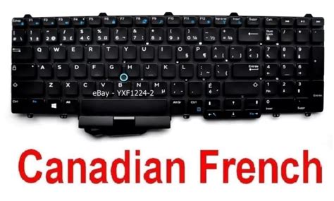 Keyboard For Dell Latitude 5580 5590 5591 Cf Canadian French 50 00 Picclick Ca