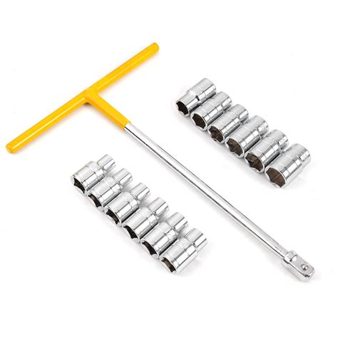 Penggong Wrench Socketset 12 T Handle Handle Socket Driver Kit