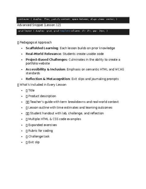 From Tags To Transforms 5 Lesson Journey Into Html And Css Basic Web Design