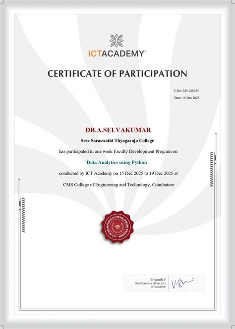 Thankful To Ict Academy For The Opportunity To Participate In The