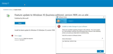 Feature Update Errors Sccmf Twice