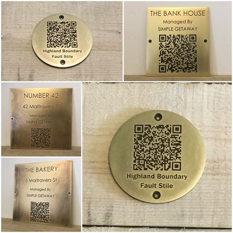 From Craft To Code Bespoke Metal Qr Code Plaques For Businesses