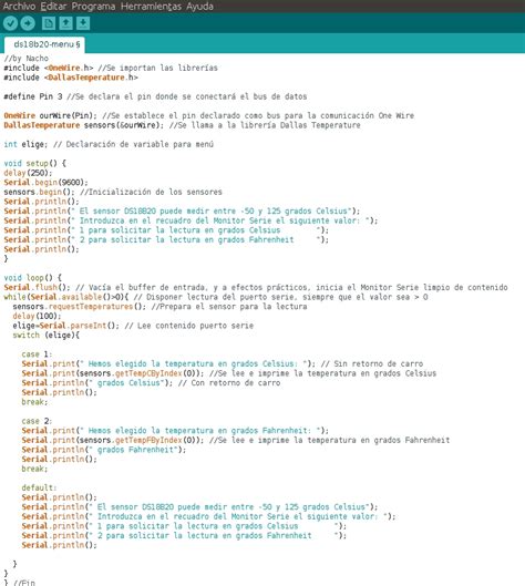 Cotidiana Place Ds18b20 Con El Monitor Serie De Arduino