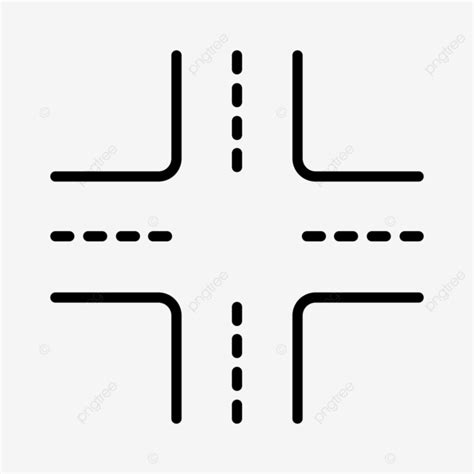 사거리 라인 아이콘 선택 도시 십자로 Png 일러스트 및 벡터 에 대한 무료 다운로드 Pngtree