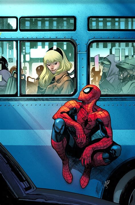 Spidey And Gwen By Pepe Larraz And Marte Gracia 688x1044 Rcomicwalls