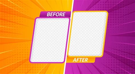 Banner Before After Vectors And Illustrations For Free Download Freepik