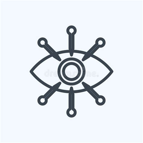 Icon Data Visualization Suitable For Data Analytics Symbol Line Style Simple Design Editable