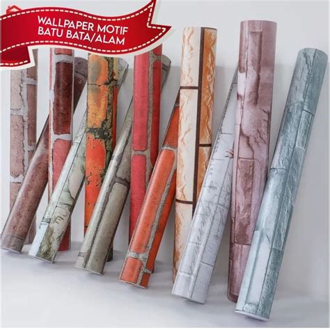 Jual Wallpaper Batu Bata Wallpaper Bata Pekanbaru Wallpaper Bata