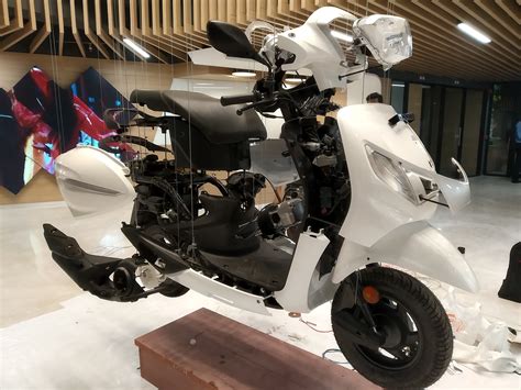 Exploded Scooter Installation On Behance