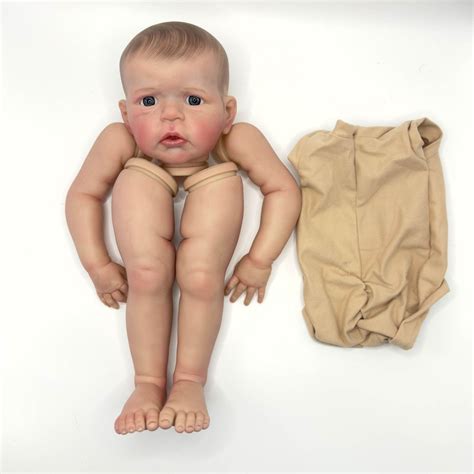 Npk 60 см Сэнди реалистичный комплект незаконченной куклы Реборн раскрашенные детали с