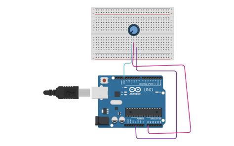 Circuit Design Potentiometer Tinkercad