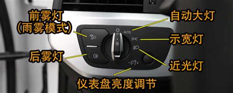 奥迪Q5灯光使用方法Q5灯光开关图解说明 车主指南