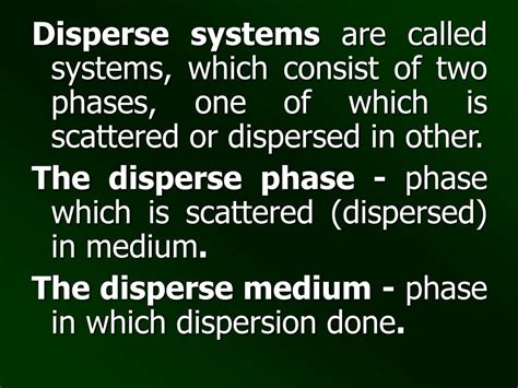 Ppt Disperse Systems Colloidal Solutions The Preparation Purification And Properties