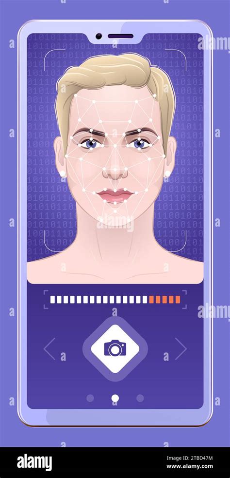 Biometric Facial Recognition Stock Vector Image And Art Alamy