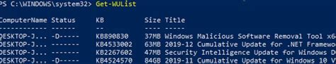 Manage Windows Updates With Pswindowsupdate Powershell Module Windows Os Hub