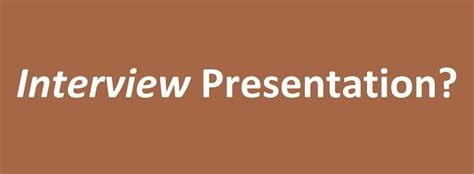 How To Give A Job Interview Presentation Free PowerPoint Templates