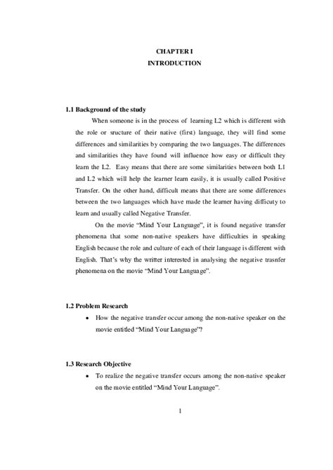 Contrastive Analysis