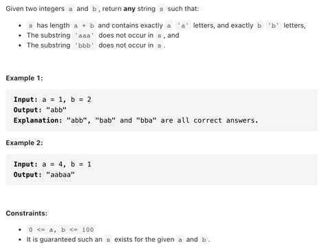 984 String Without Aaa Or Bbb Kickstart Coding