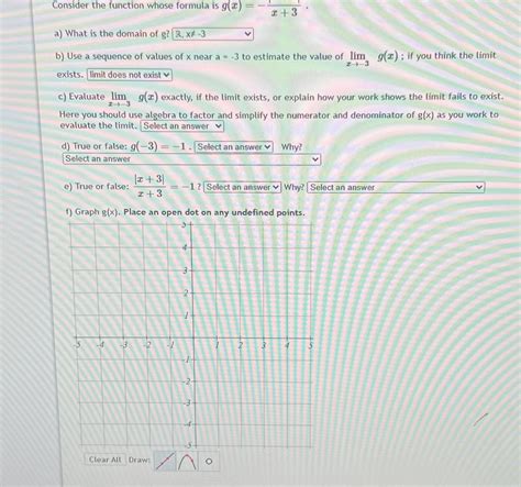 Consider The Function Whose Formula Is G X 1x 3 A Chegg Com