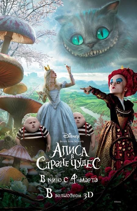Отзывы о фильме Алиса в стране чудес (2010) и рецензии критиков