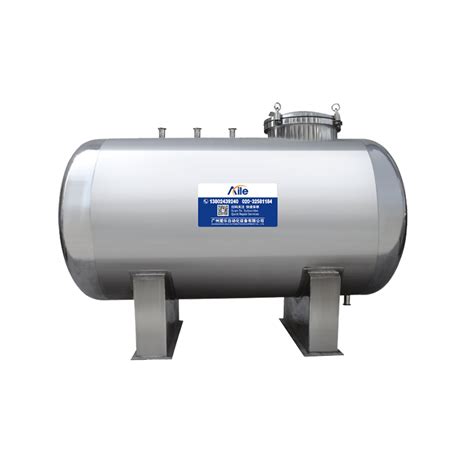 Stainless Steel 316l Horizontal Water Tank Aile