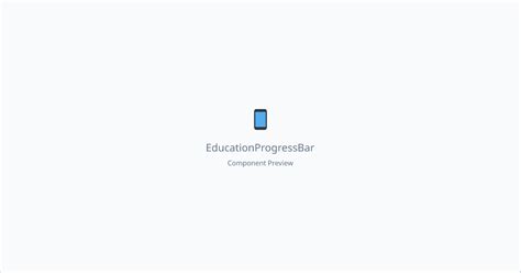 Education Progress Bar Free React Mui Component