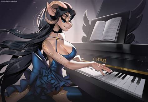 Classy Dragon Pianist Pic