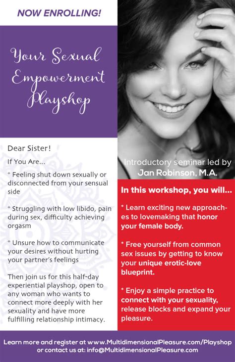 Your Sexual Empowerment Playshop Thriving Women In Business Community